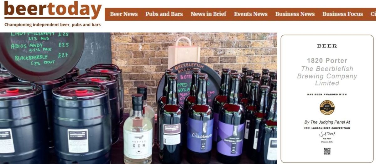 Medal Winners Announced in London Beer Competition 2021